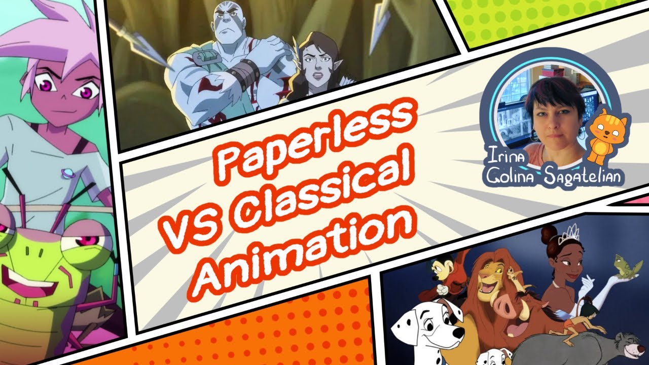 Сравнение Paperless и Classical анимационных техник - YouTube
