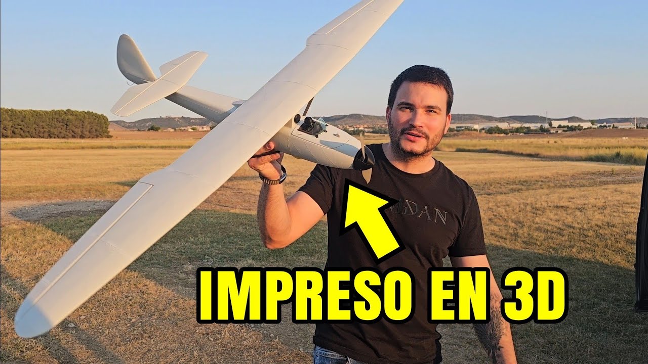 ¡AVIÓN RC IMPRESO EN 3D! 🛩️ | Eclipson Go1 Wolf en acción | # ...