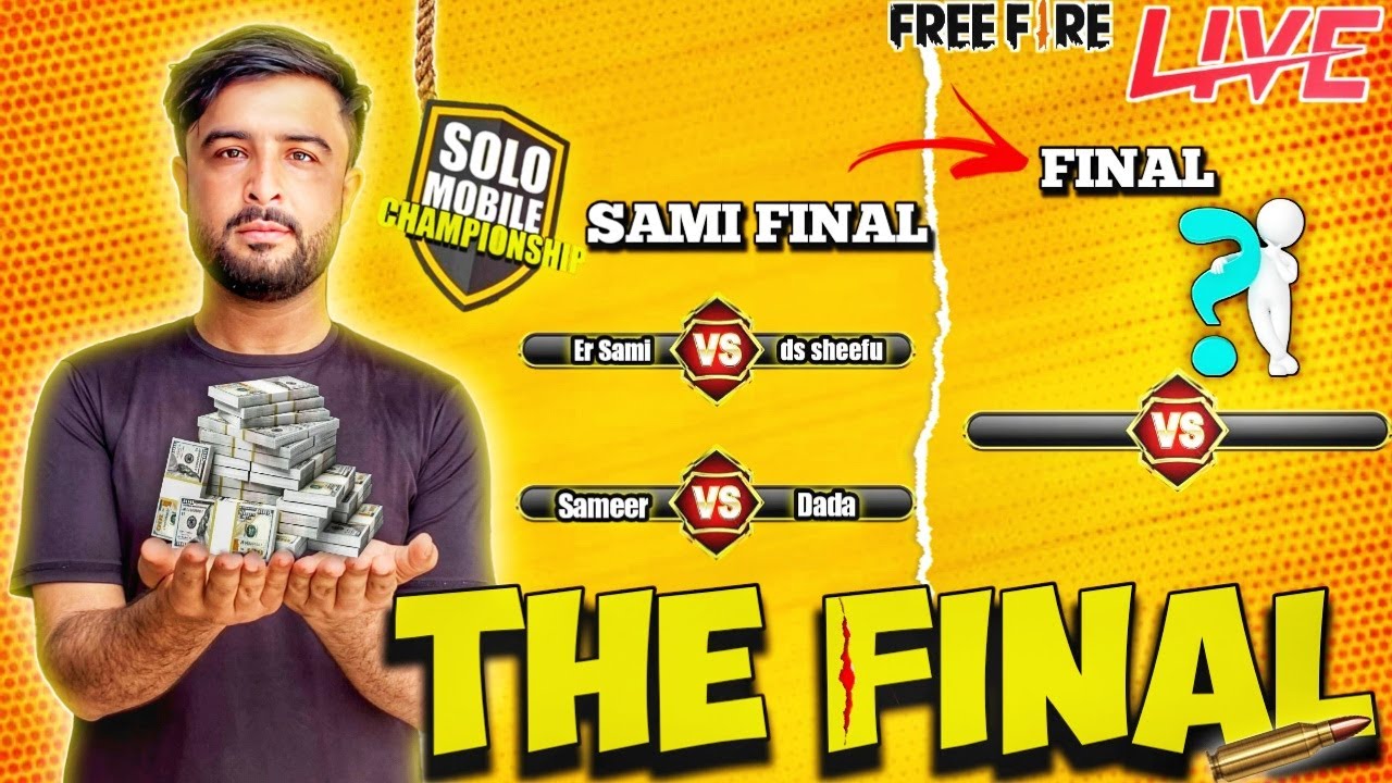 FREE FIRE SOLO MOBILE CHAMPIONSHIP | FINAL - YouTube