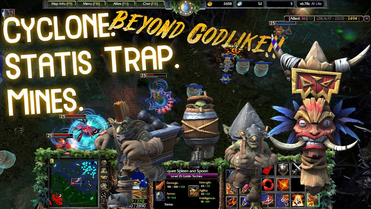 Squee, Spleen and Spoon - Goblin Techies | 5v5 | Dota 1 Gameplay ...