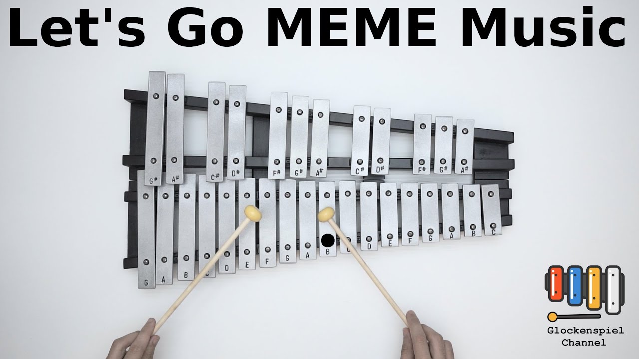 Let's Go MEME Music💗🎺on the Glockenspiel (BELLs) 🎧 - YouTube