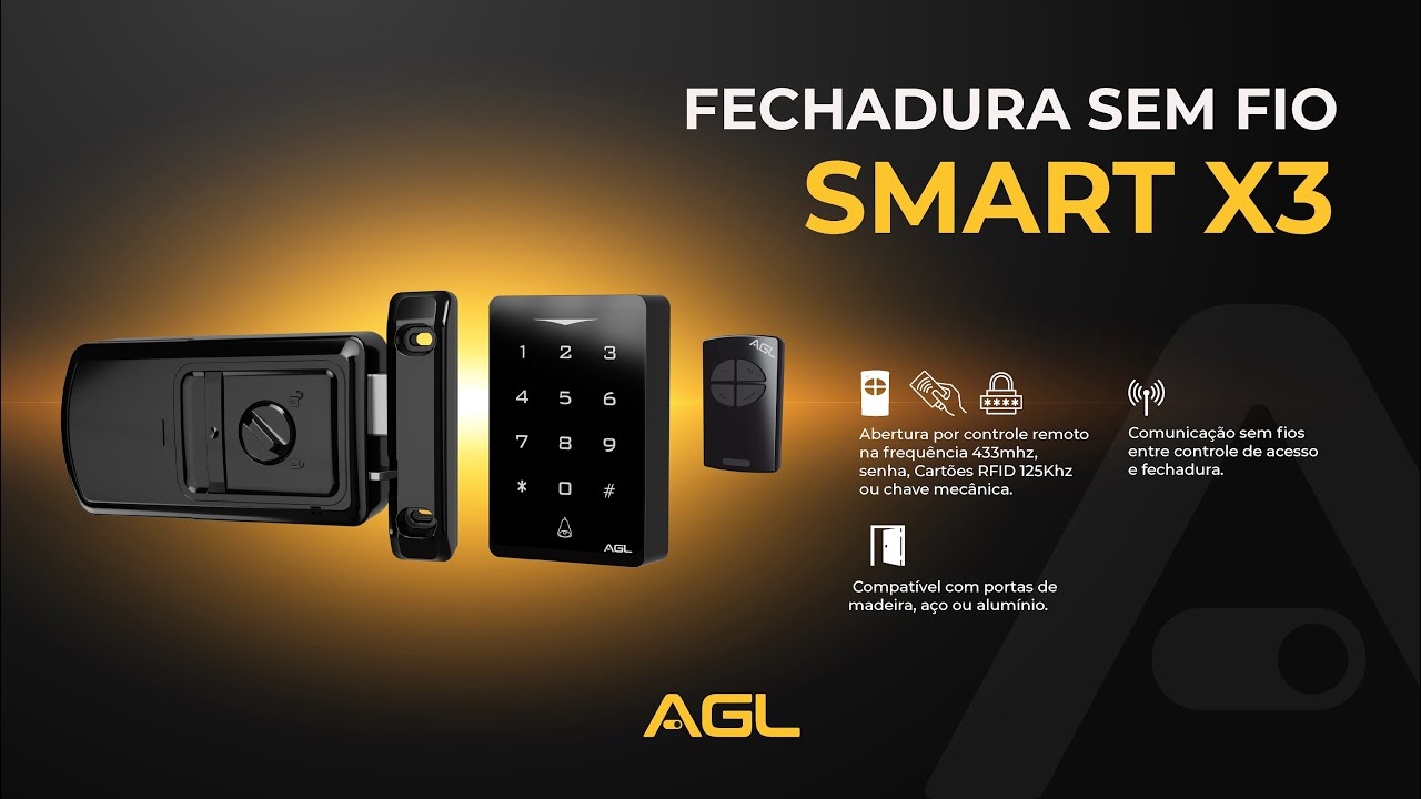 Fechadura sem fio Smart X3 - YouTube