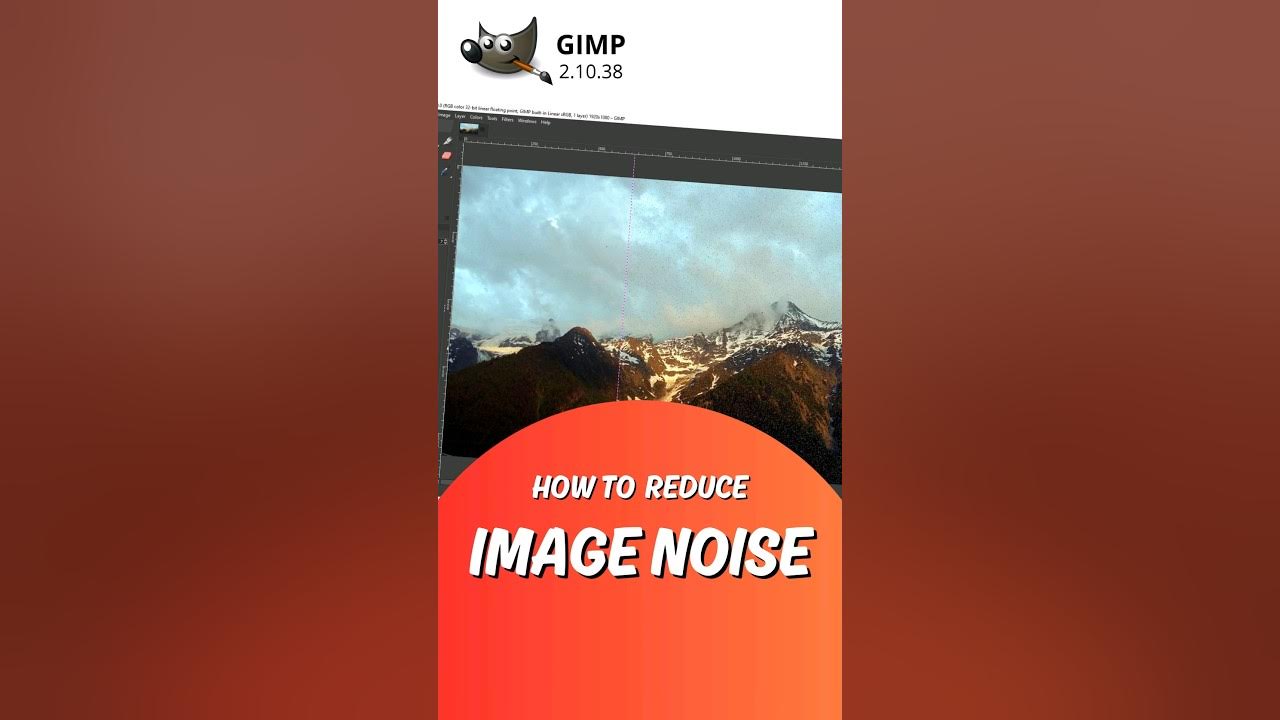 How to reduce noise in GIMP. - YouTube