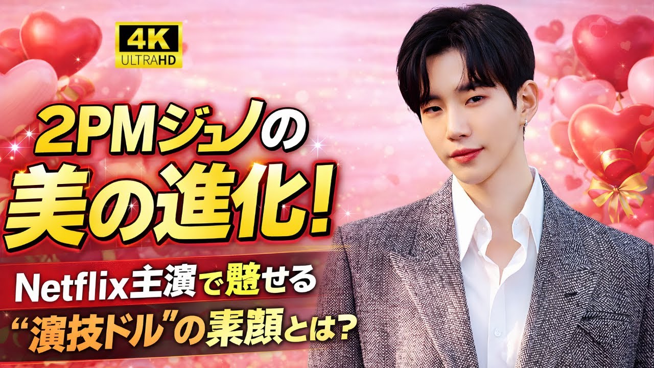「2PMジュノの美の進化！Netflix主演で魅せる“演技ドル”の素顔とは？」#2PMジュノ #Netflixドラマ #演技ドル - YouTube
