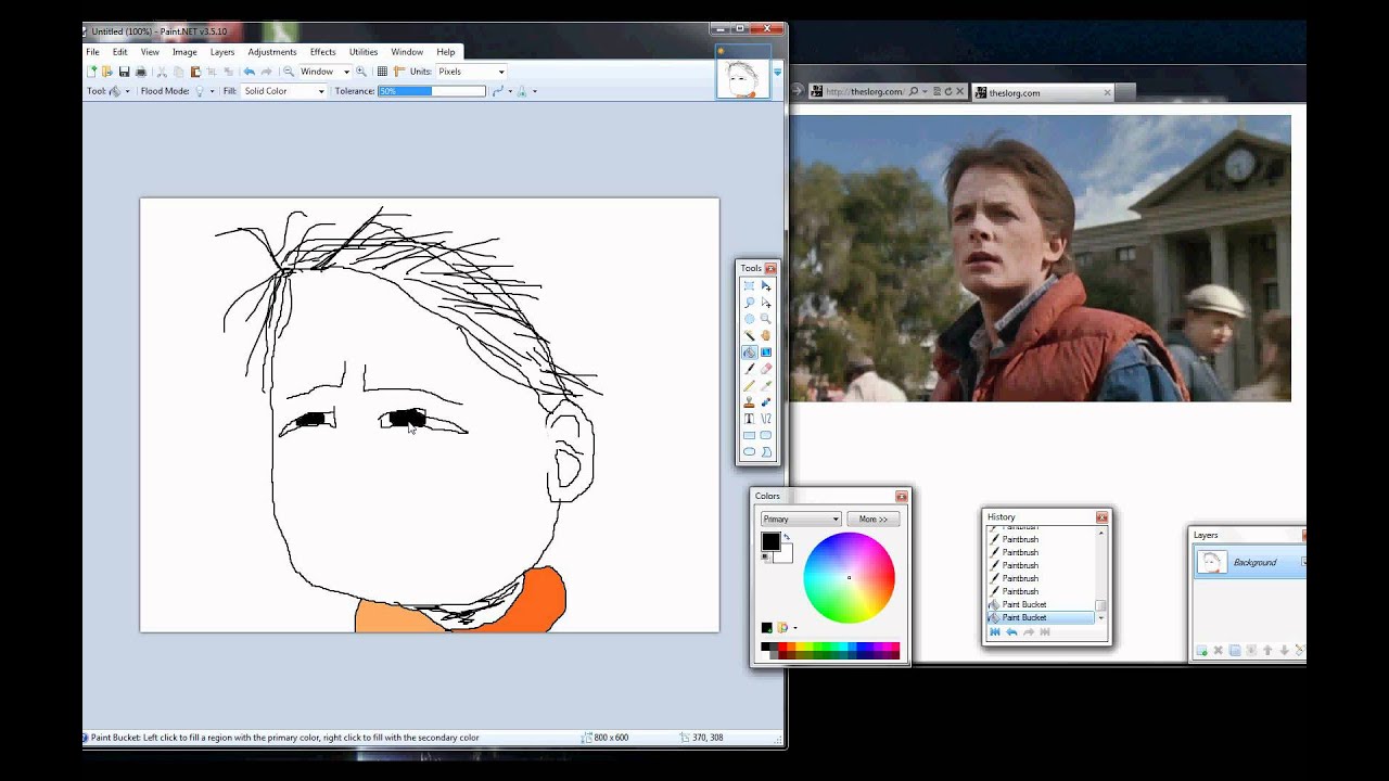 How to Draw Marty McFly - YouTube