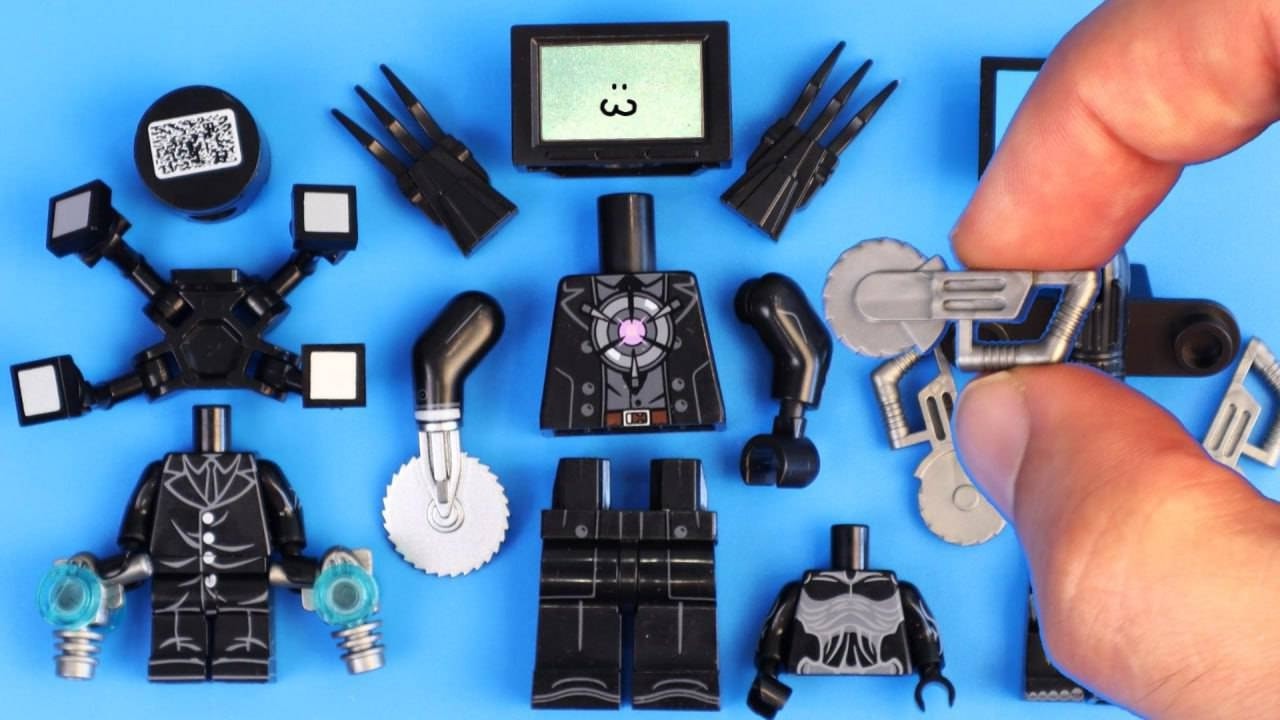 LEGO UPGRADED TITAN TV MAN Build | Unofficial Set #lego #skibiditoilet ...