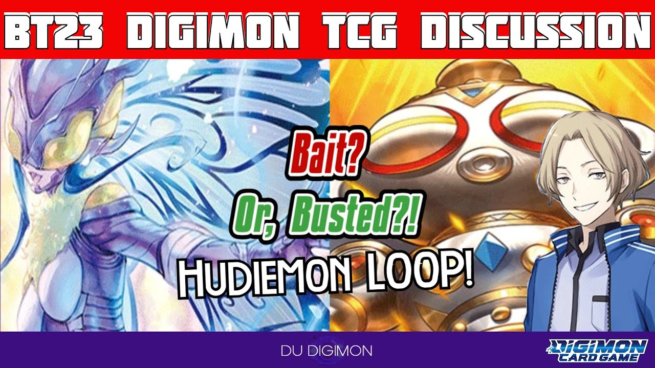 Hudiemon Loop // Bait, Or Busted?! // BT23 Digimon TCG Discussion - YouTube