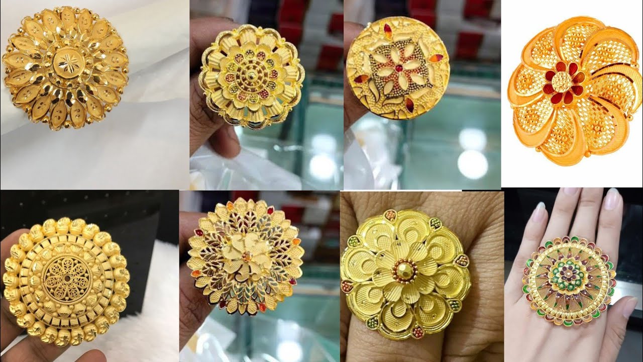 Gold Jodha Rings New Design Collection 2025/Jodha Anguthi Latest ...