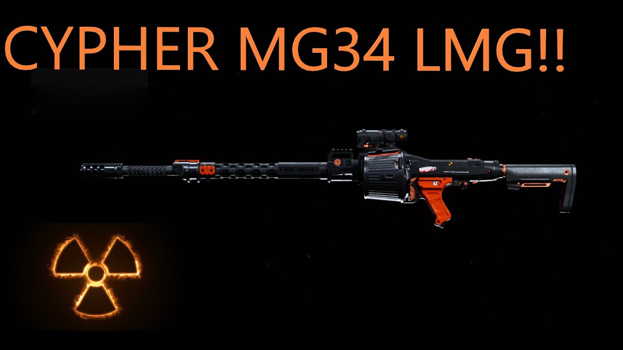 Brand New "Cypher" MG34 Blueprint In Modern Warfare!! This Gun Is A 2 ...