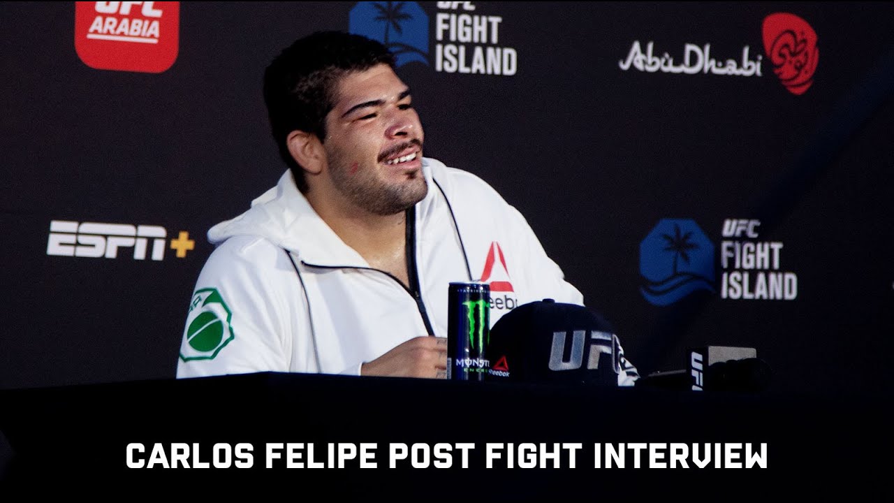 CARLOS FELIPE POST FIGHT INTERVIEW - YouTube