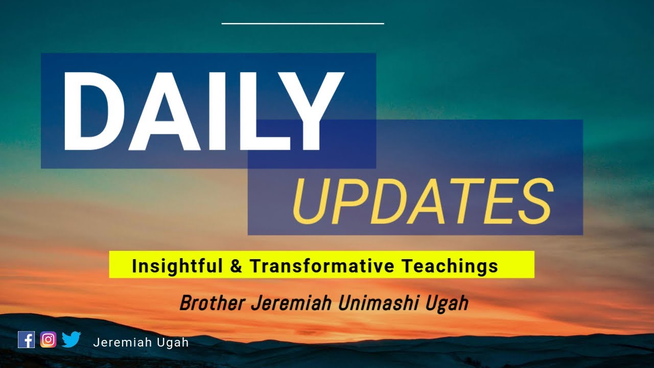 Daily Update/ Day 110/ Jesus Only is Our Message - YouTube