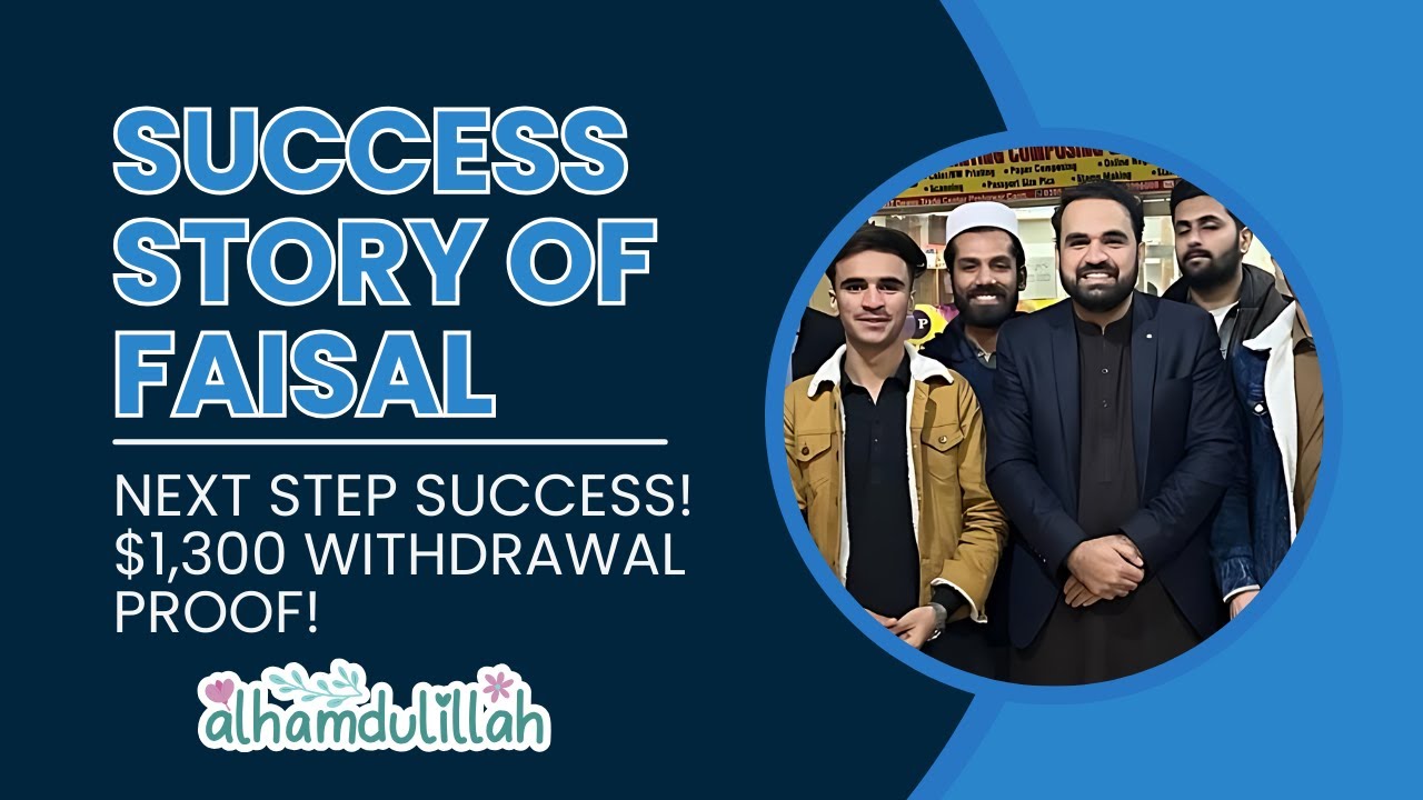 Faisal's Next Step Success | $1,300 Withdrawal Proof! 💸🎉| Trading with ...