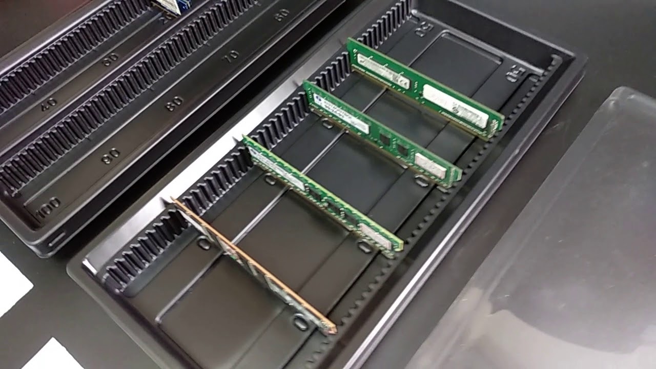 memorypack mpk 2260 esd ddr memory ram container packaging - YouTube