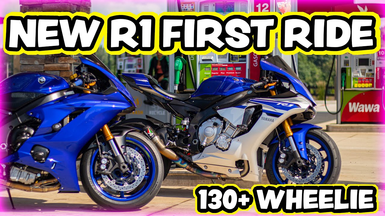 FIRST RIDE ON NEW R1 *IT GETS CRAZY* - YouTube