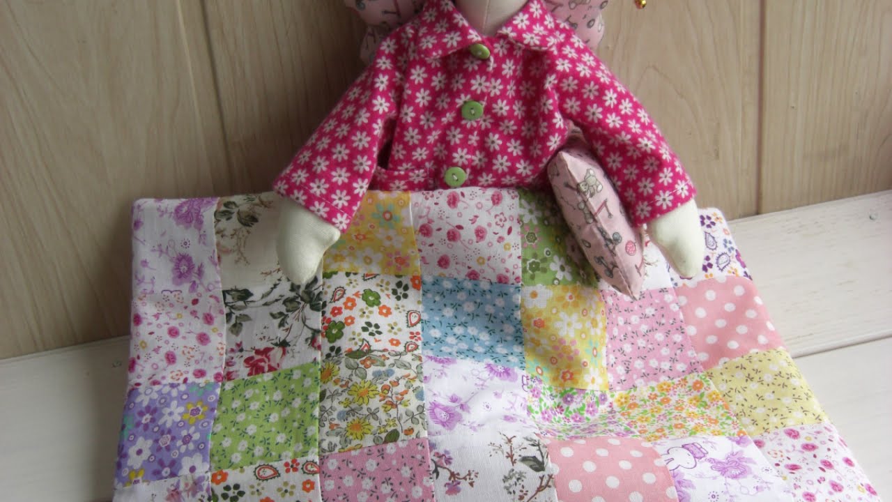 Sew a Patchwork Blanket for a Doll - DIY Crafts - Guidecentral - YouTube