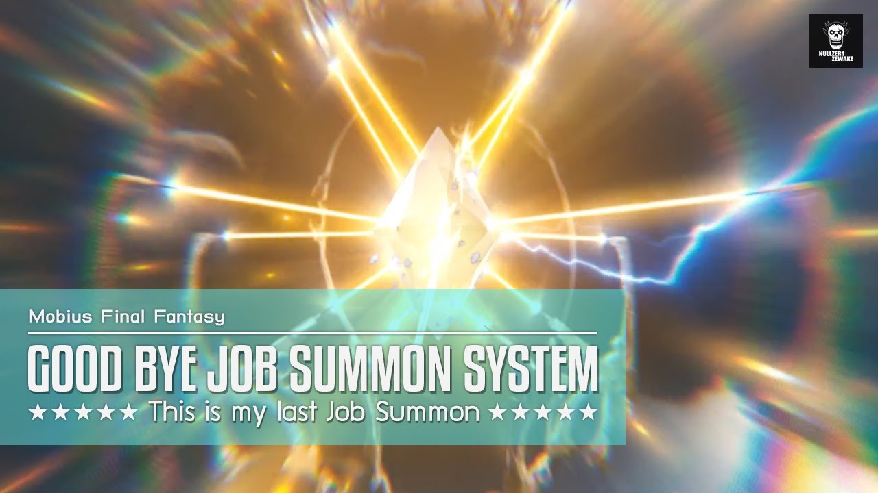 [MobiusFF]Good Bye Job Summon System, Last Pull - YouTube
