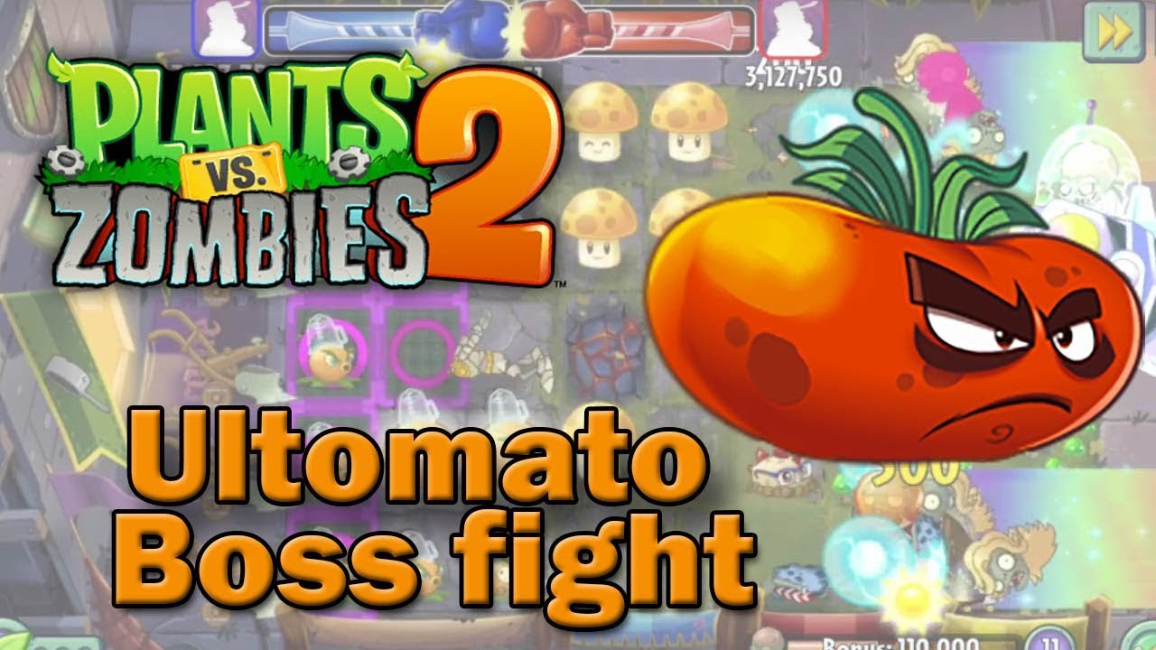 Plants vs Zombies 2 Arena: Ultomato Boss Fight Tournament - YouTube