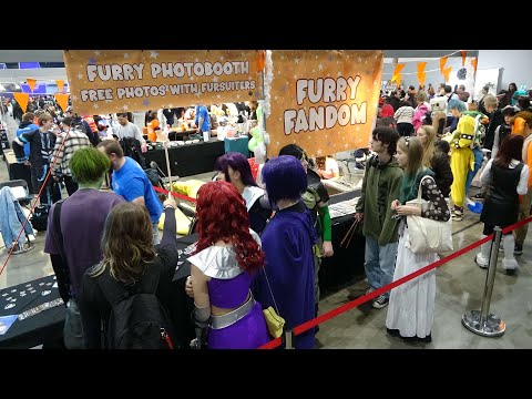 Dutch comic con furry area Winter 2025 saturday