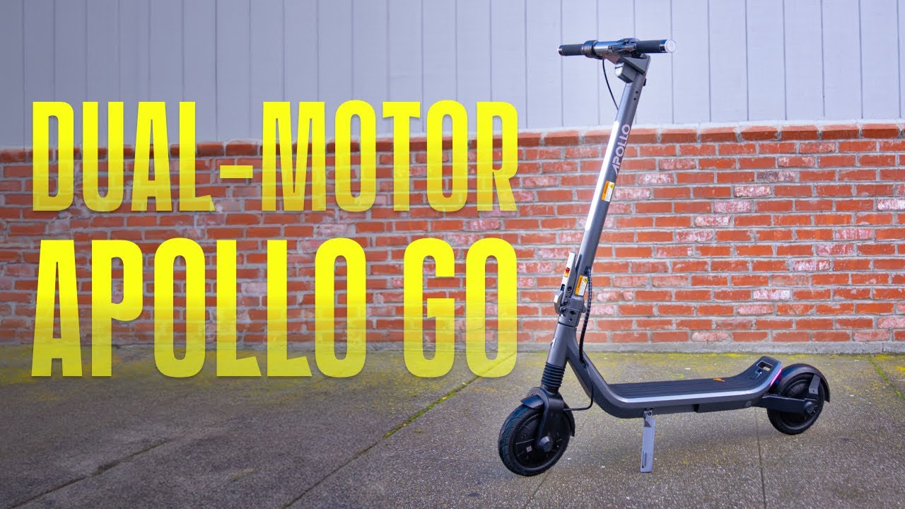 New 2024 Apollo Go: Dual-Motor scooter rides like a mini Apollo Pro ...