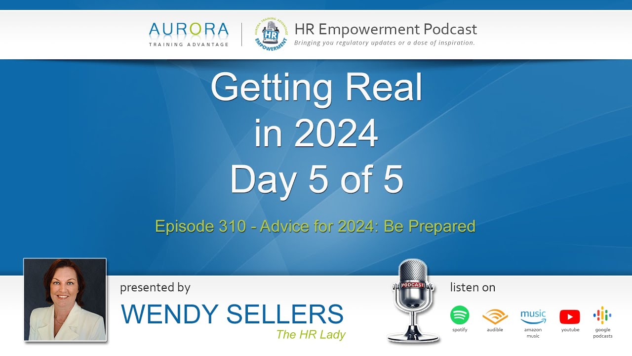 Getting Real in 2024 - Advice for 2024: Be Prepared (Ep 310) - YouTube