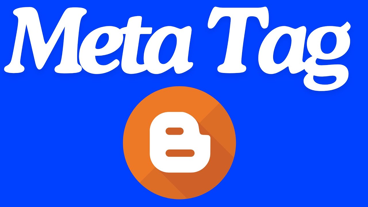 how to add seo meta tags for blogger - YouTube