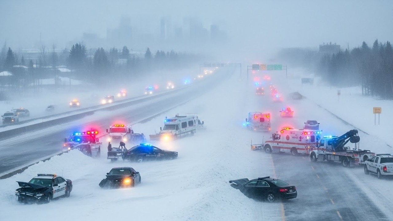 ️ CHAOS in Alberta: Massive Snowstorm SLAMS Calgary — Hundreds of ...