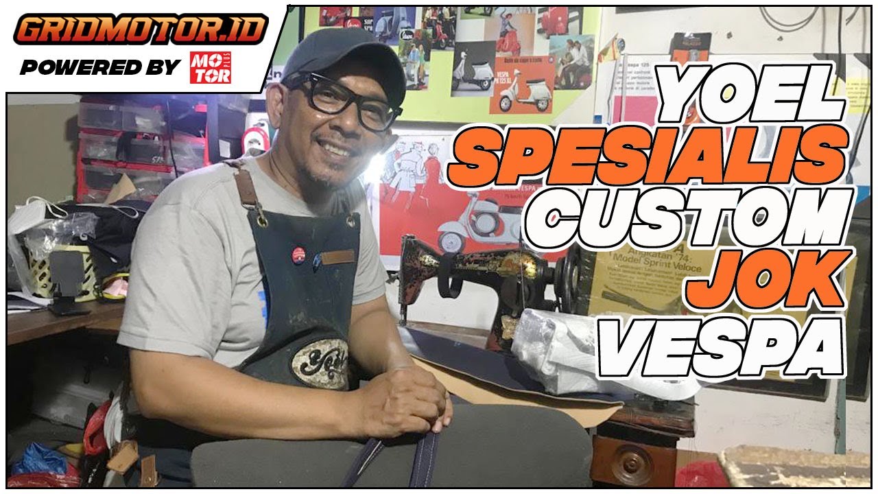 Spesialis Custom Jok Vespa Klasik Sejak 1996 - YouTube