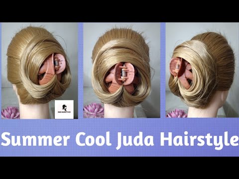 Summer Cool Juda Hairstyle || Unique Juda Hairstyle || daily Use Juda ...
