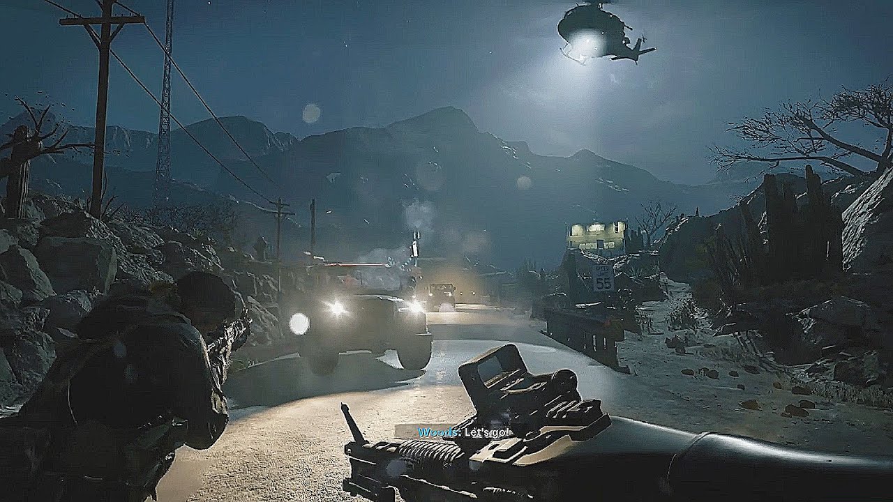 Mason and Woods Ambush Convoy - Operation Chaos - Call of Duty Black ...