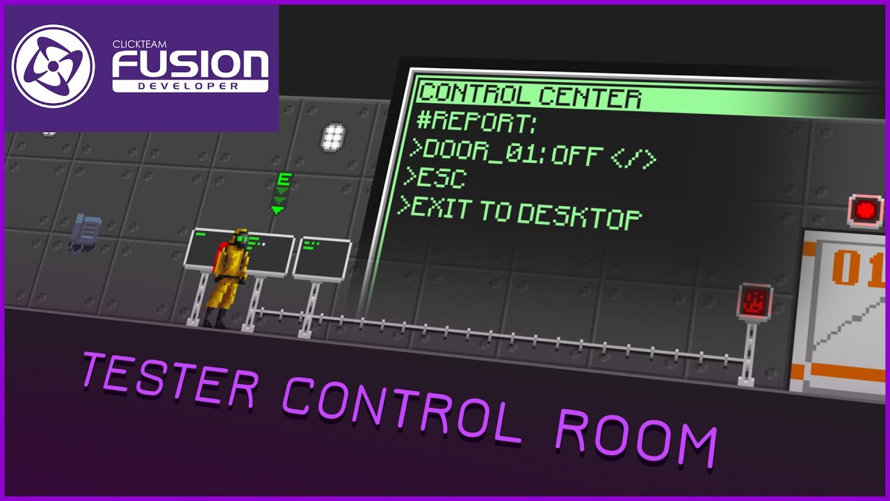 TESTER Platformer CONTROL ROOM in Clickteam Fusion 2.5 - YouTube