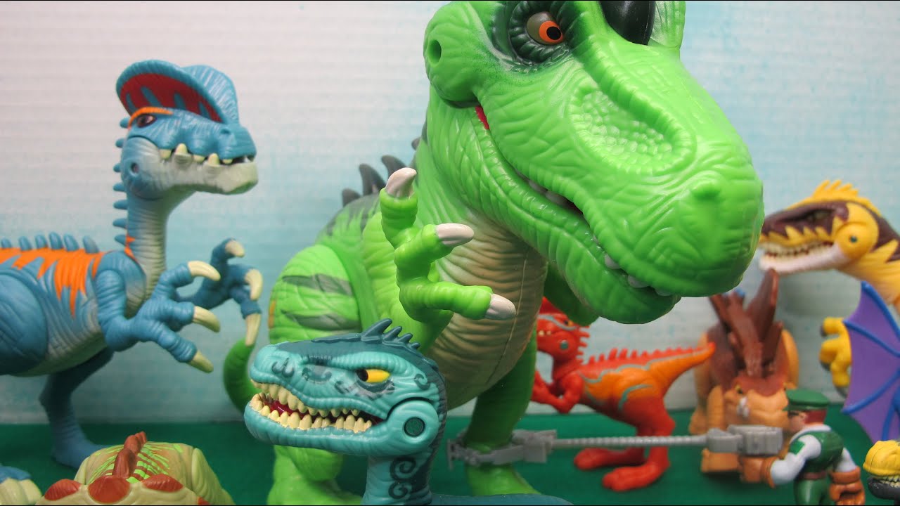 Unboxing 10 Jurassic World Dinosaurs Playskool Heroes Jurassic Park ...