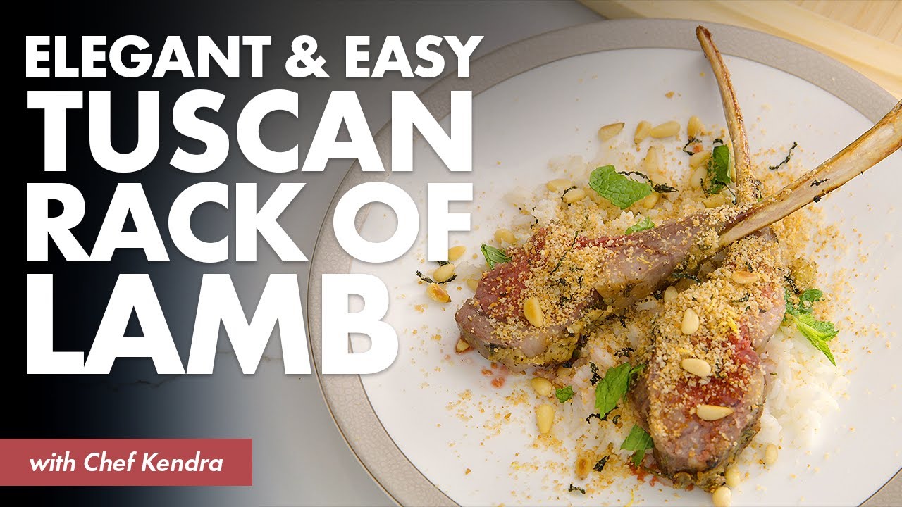 Chef Kendra's Tuscan Rack of Lamb - YouTube