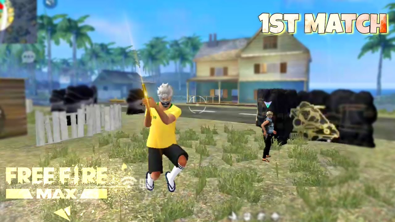 Free Fire Max First Match ⚔ Galaxy j7 Prime - YouTube