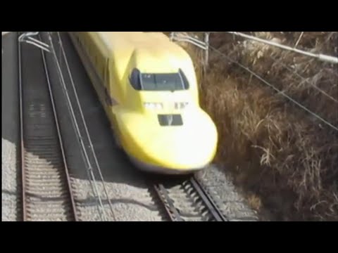 引退近し。 ドクターイエロー 923系 T4編成 のぞみ検測 令和7年1月18～19日 - YouTube