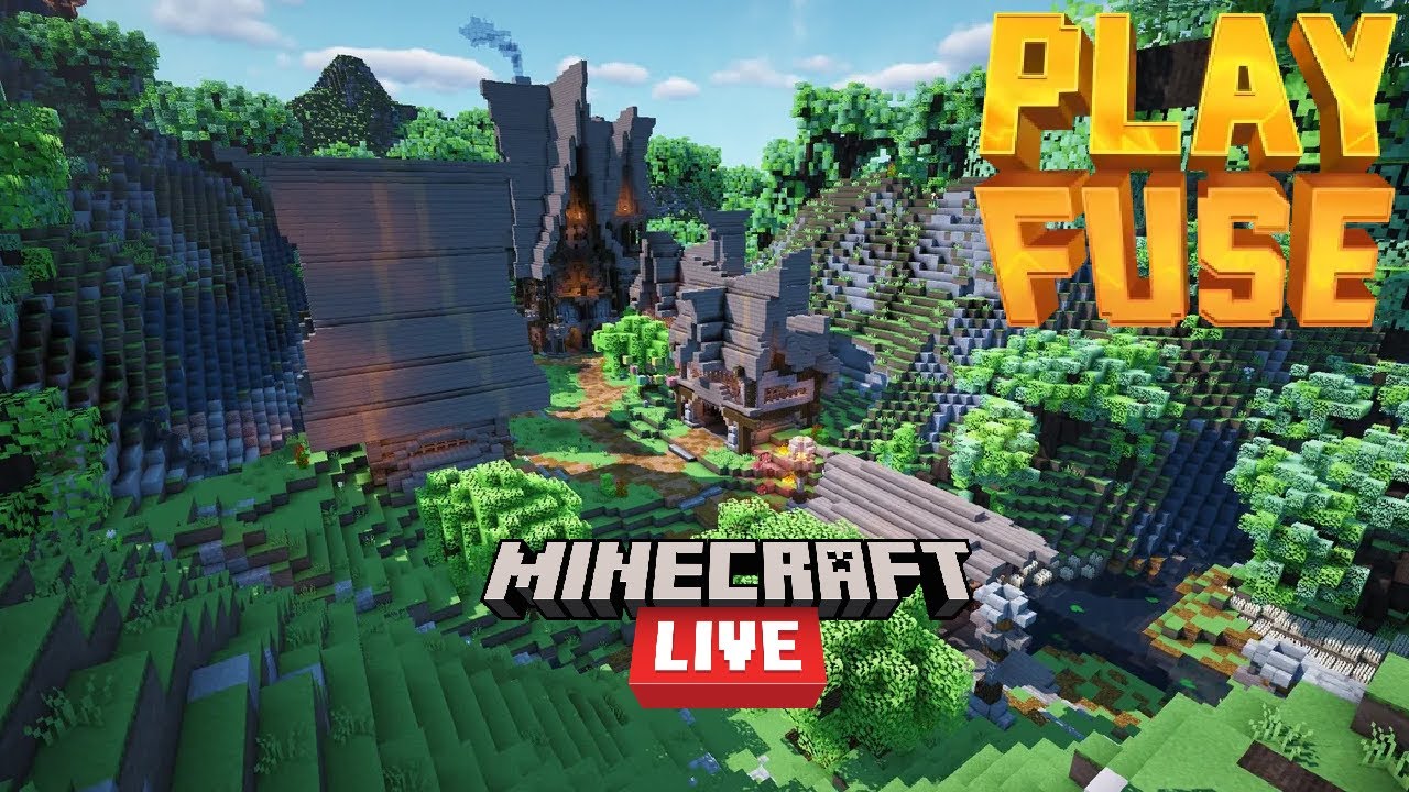 MINECRAFT LIVE || PLAYFUSE SURVIVAL SERVER || JOIN NOW!! - YouTube