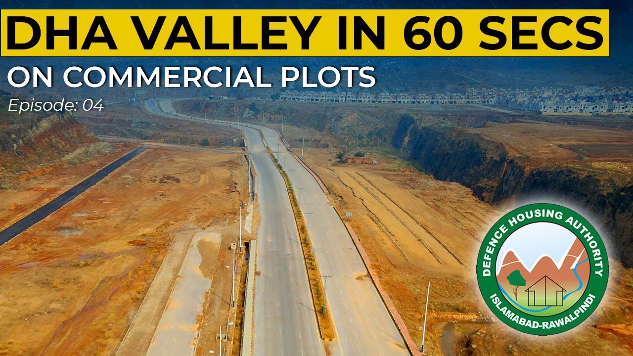 DEVELOPED COMMERCIAL PLOTS OF DHA VALLEY | DHA VALLEY IN 60 SECONDS ...