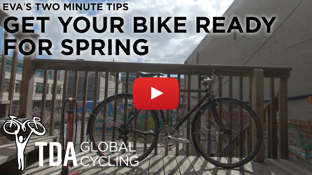 Eva's Two Minute Tips: Get your bike ready for spring! - YouTube