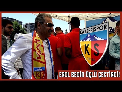 Kayserispor Başkanı Erol Bedir üçlü çektirdi!