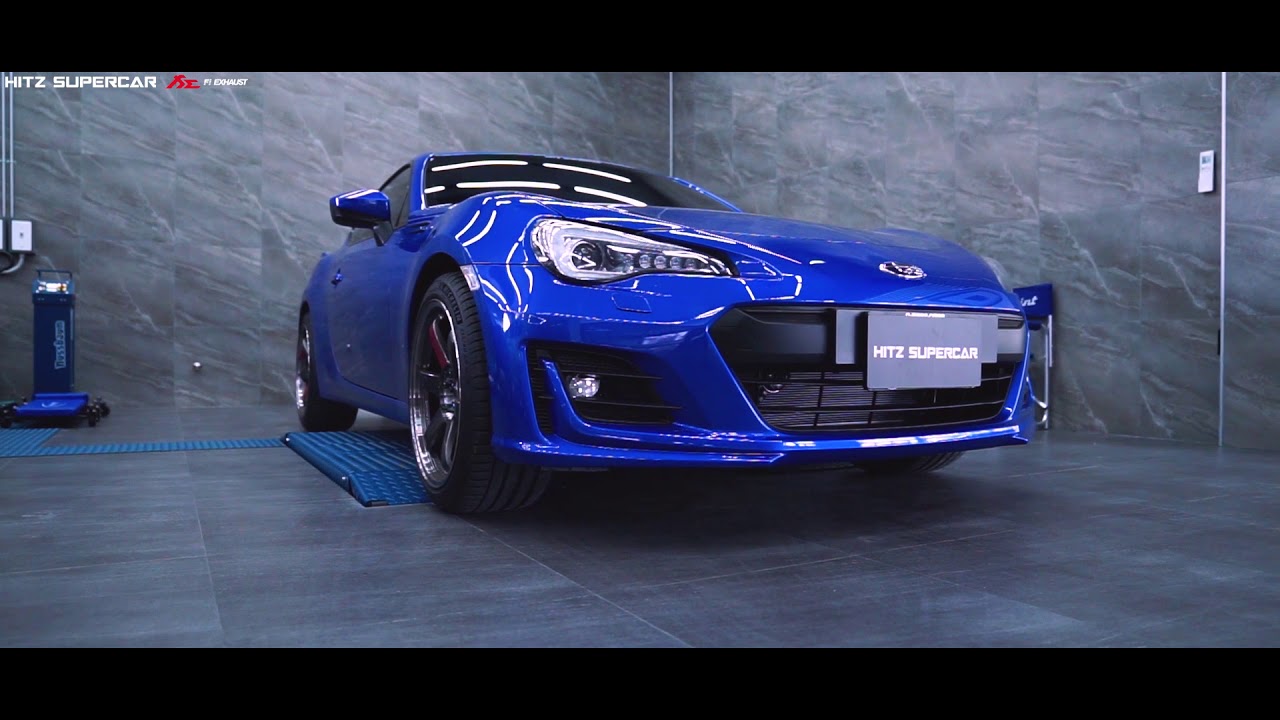 HITz SuperCar Subaru BRZ with FI Exhaust - YouTube