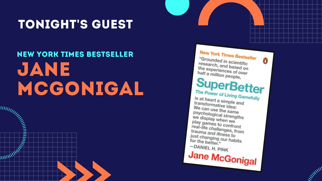 PTE Book Club - Jane McGonigal Author of SuperBetter - YouTube