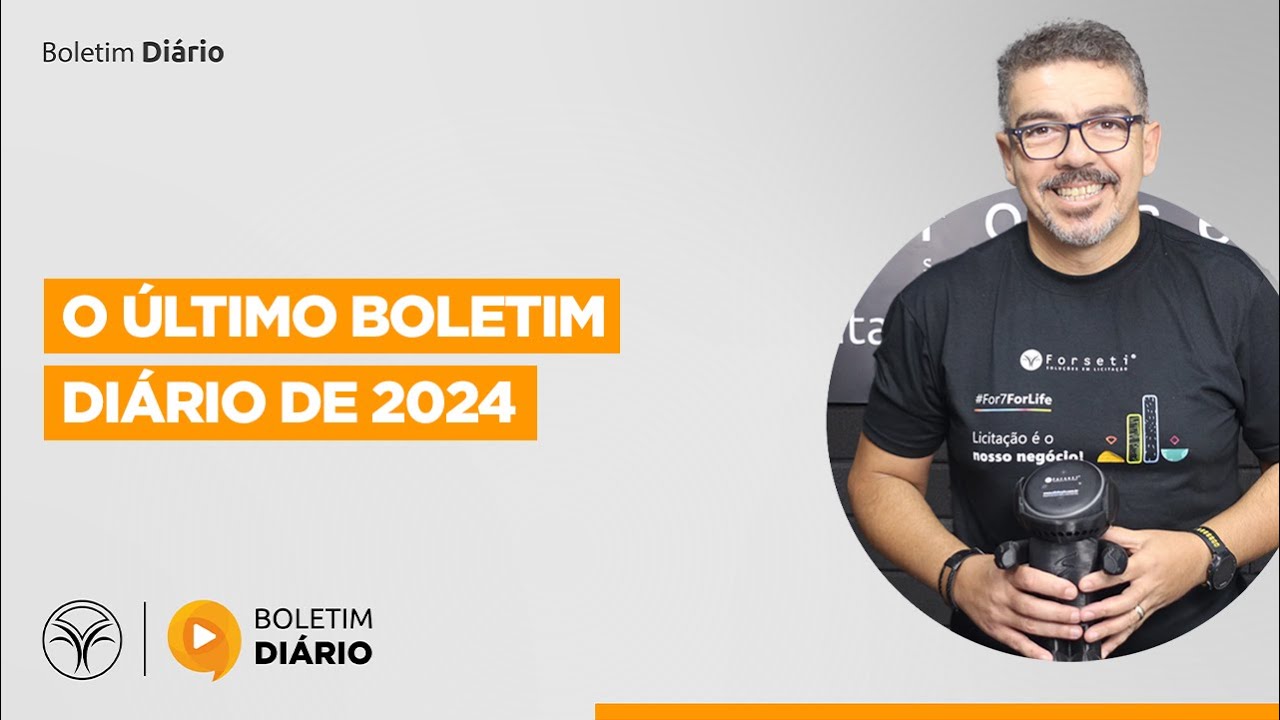 NÓTICIAS SOBRE LICITAÇÕES: Boletim Diário #732 - YouTube
