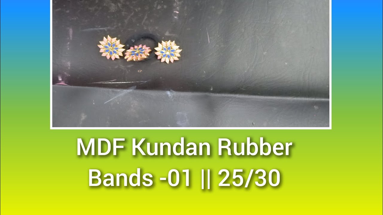 Sparkling Crafts :- How to Do easy MDF Rubber Bands -01 || 25/30 - YouTube