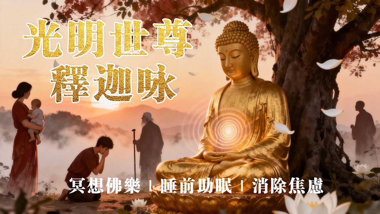光明世尊 · 釋迦詠 | 史詩級佛教讚頌 | 慈悲覺醒 心靈禪修音樂 Venerable World-Honored One of Light ...