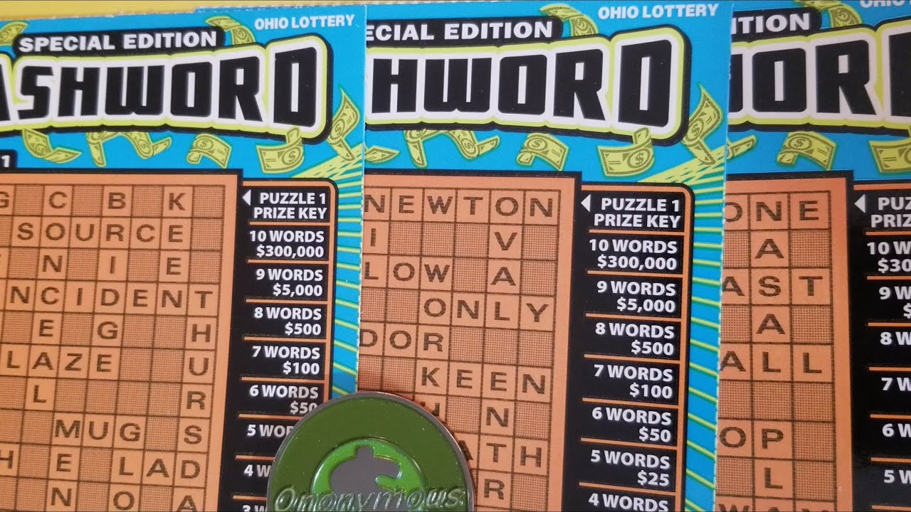 Win! CashWord! Special Edition Ohio Lottery! - YouTube