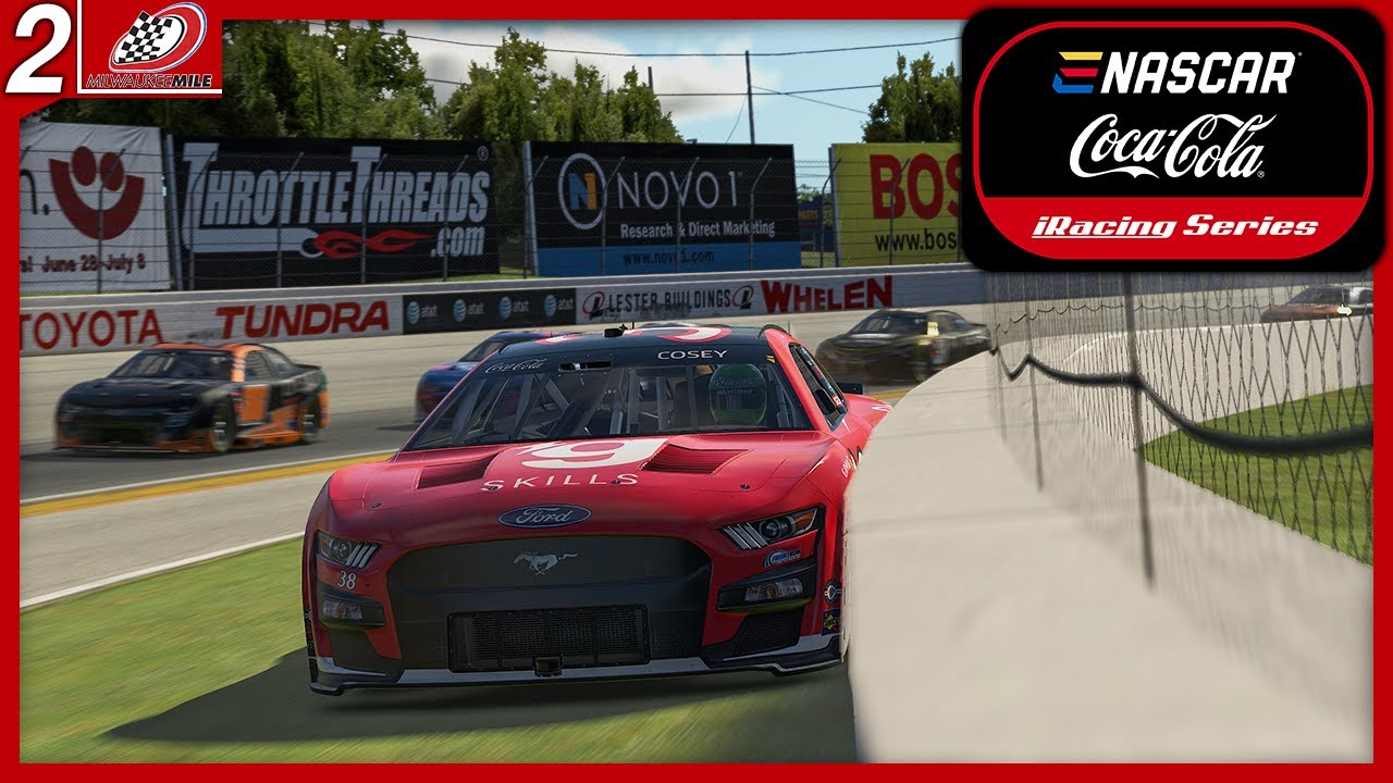 eNASCAR Coca-Cola iRacing Series Round 2/18 at Milwaukee Mile | 100 ...