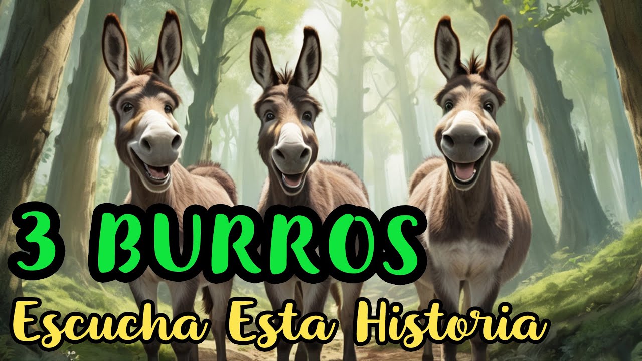 La Historia De Los 3 Burros Cuentos Para Reflexionar - YouTube