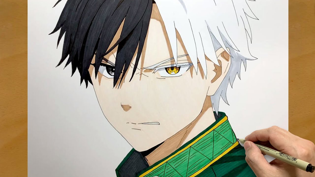 How to Draw Haruka Sakura from WIND BREAKER | step by step | draw anime ...