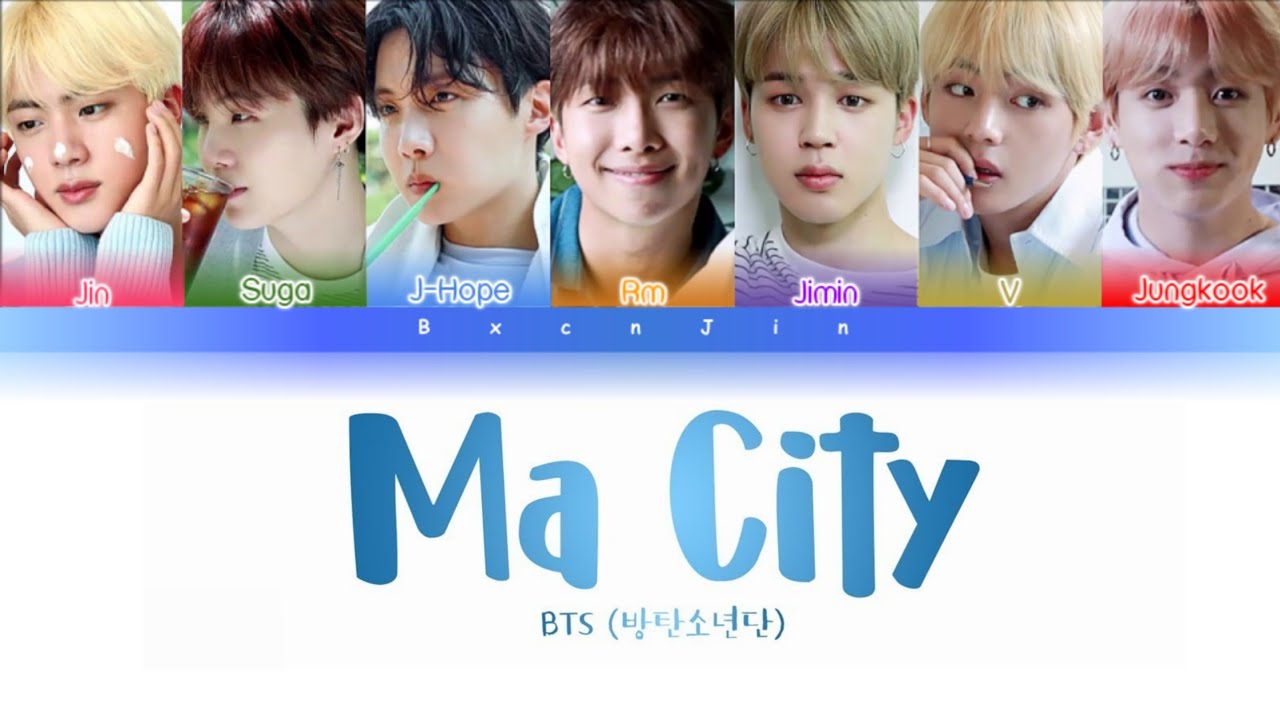 BTS (방탄소년단) - Ma City (Color Coded Lyrics Han/Rom/Eng) - YouTube