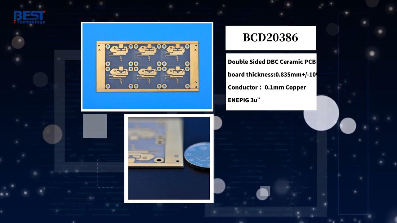 Double Sided DBC Ceramic PCB - YouTube