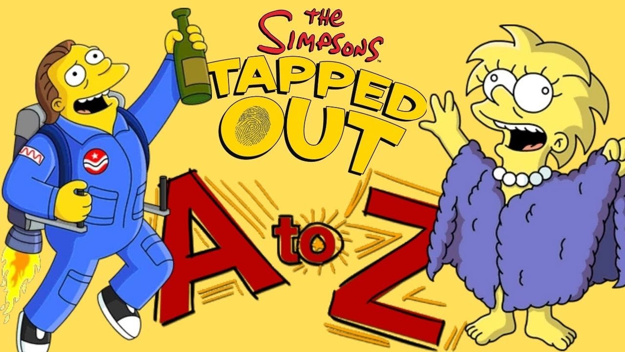 A-Z Simpsons Tapped Out Costumes - YouTube